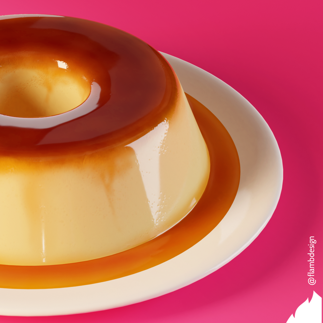 Flan CGI – Flavio Cordeiro