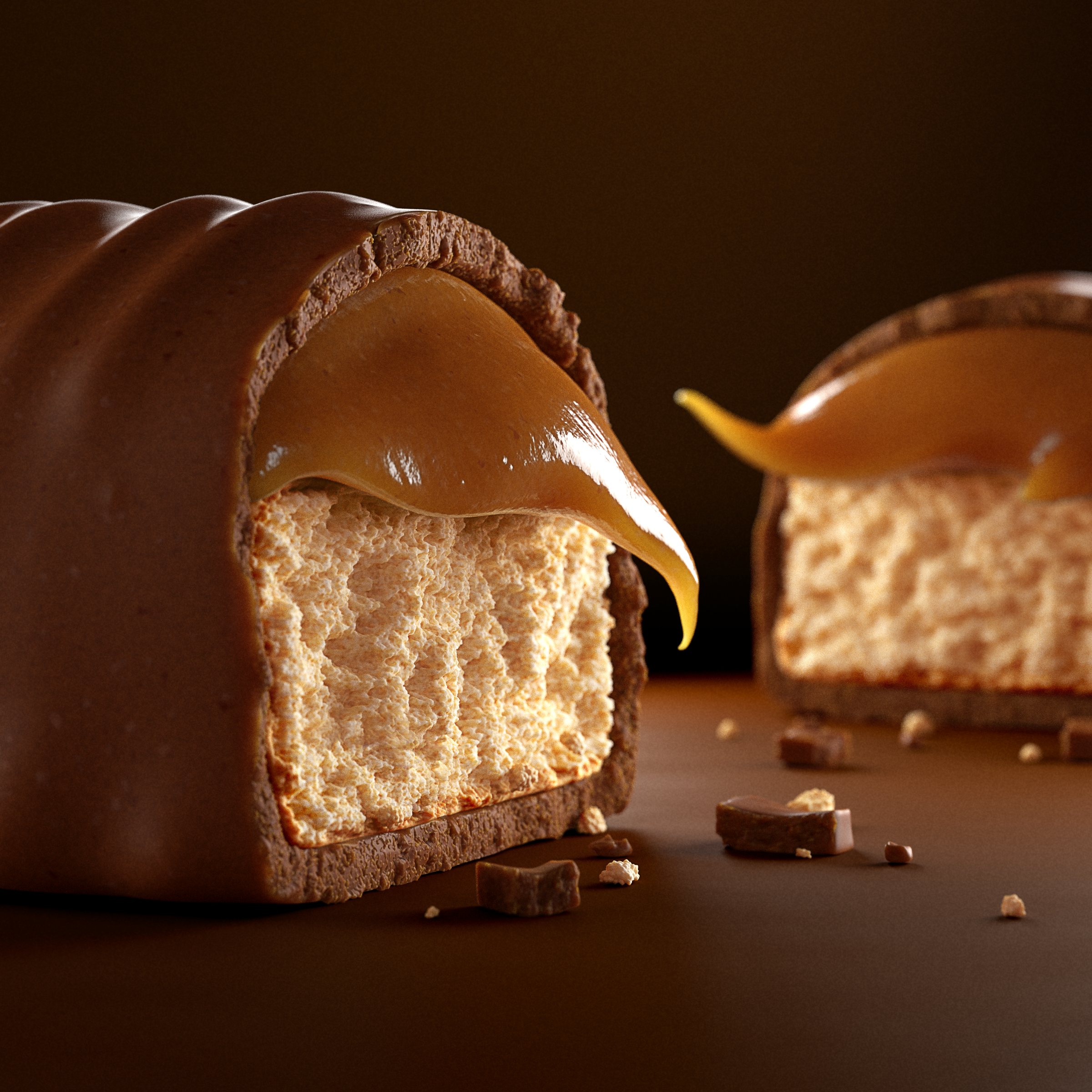 chocolate texture 3d